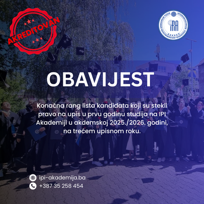 Dobro došli - IPI Akademija Tuzla